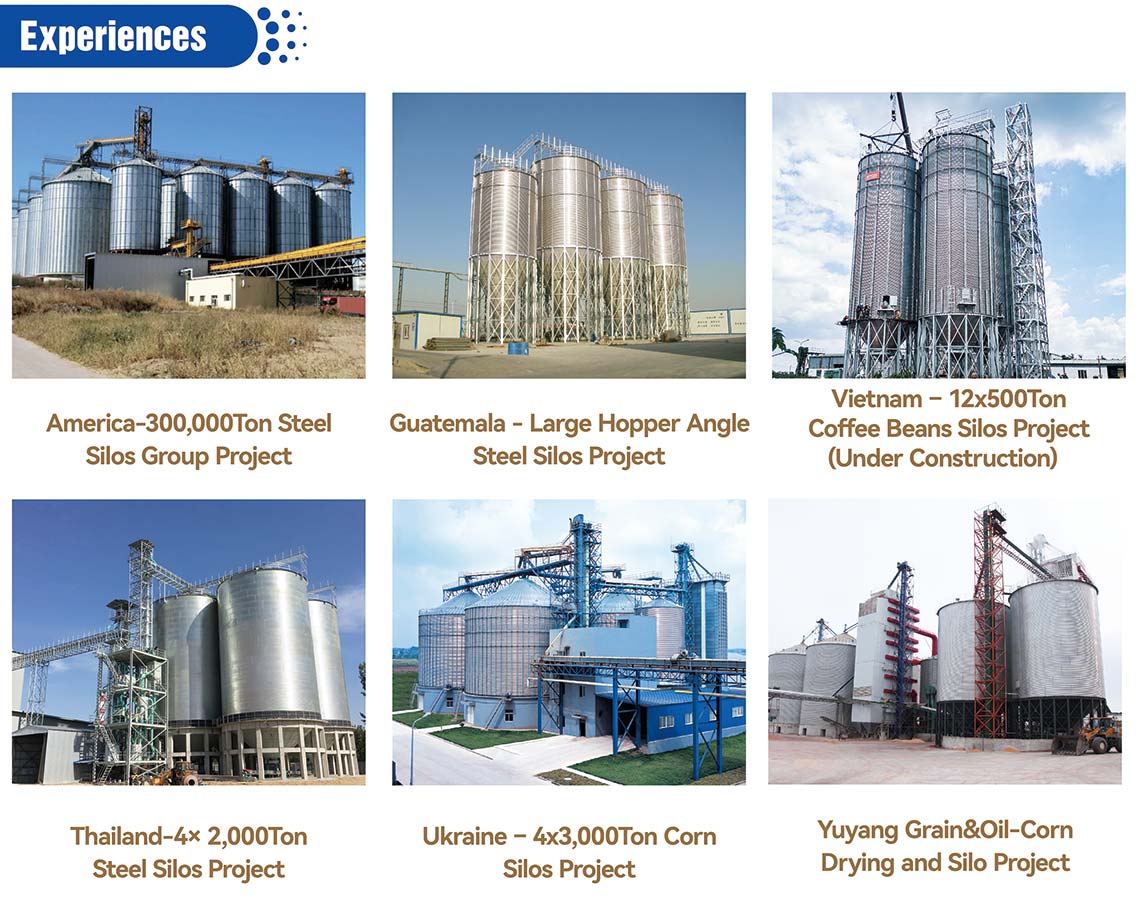 Grain Silo System For Sale -- EPC Supplier--SRON Silo