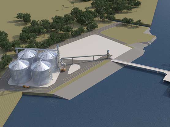 the Philippines 4x10,000T Corn Silos Project